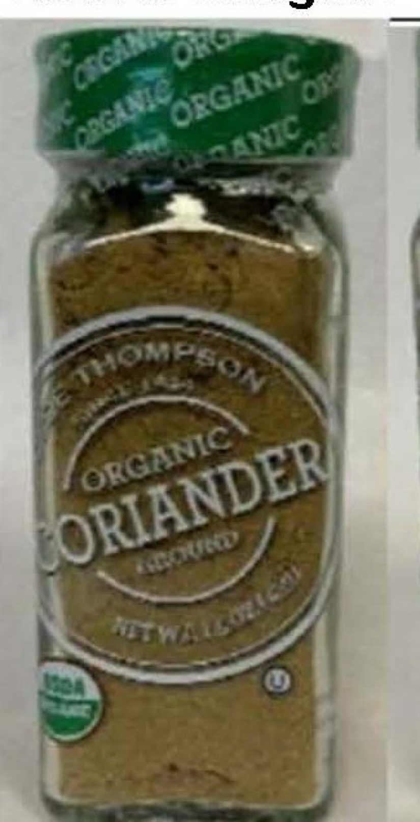 Olde Thompson and Sun Harvest Organic Ground Coriander recalled over ...