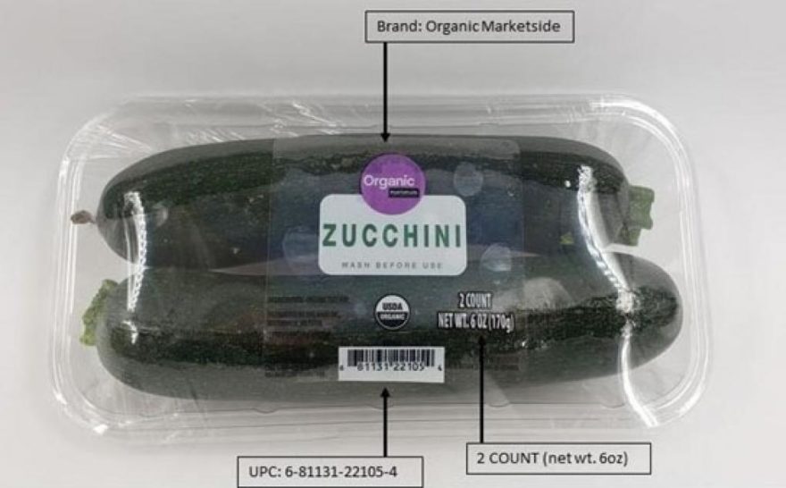 Organic Zucchini recalled after Salmonella positive test | Food Poison ...